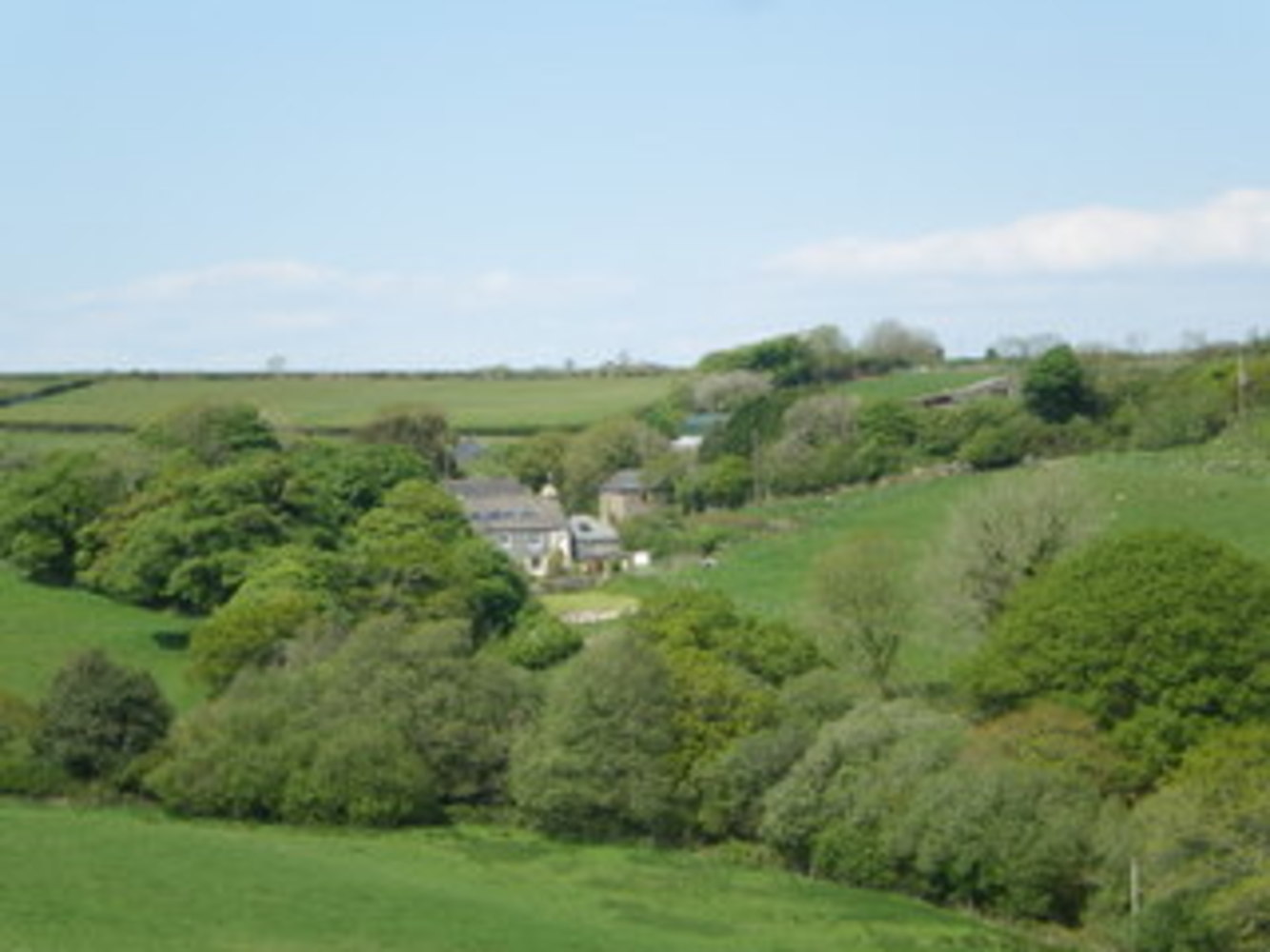 Lower Collaton across the fields from the south